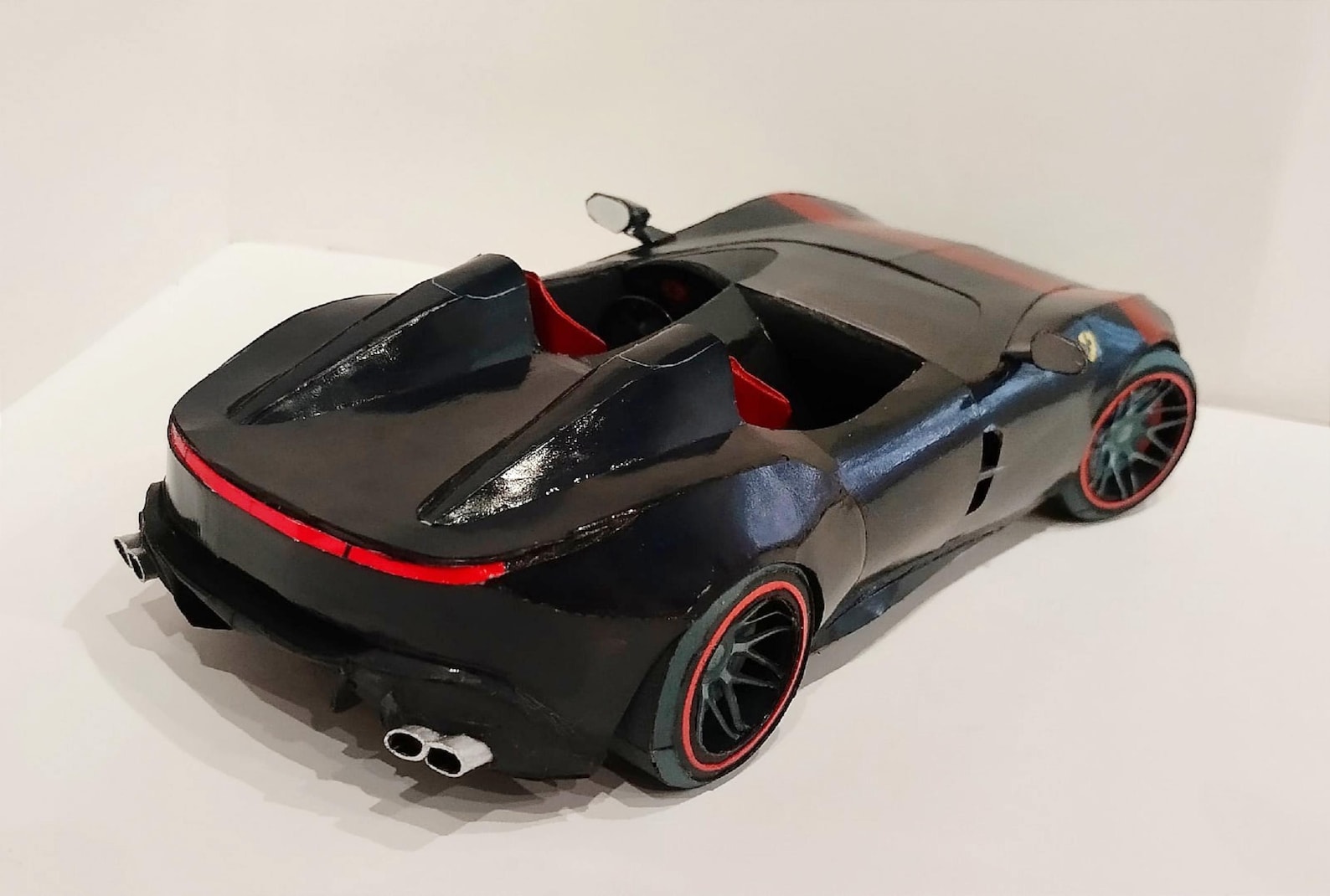 Papercraft Kit Ferrari F40 Car 3d Paper Model Crafting Kit PDF Plans to ...