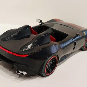 Papercraft Kit Ferrari F40 Car 3d Paper Model Crafting Kit PDF Plans to ...