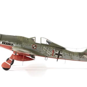 Papercraft Kit Focke-wulf Fw190 Detailed Airplane 3d Paper Model ...