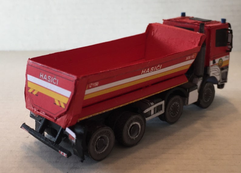 Papercraft Kit Dump Truck 3d Paper Model Crafting Kit PDF Plans to ...