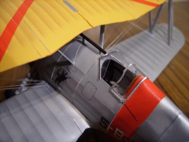 Papercraft Kit BF2C-1 Hawk Curtiss- Airplane 3d Paper Model Crafting ...