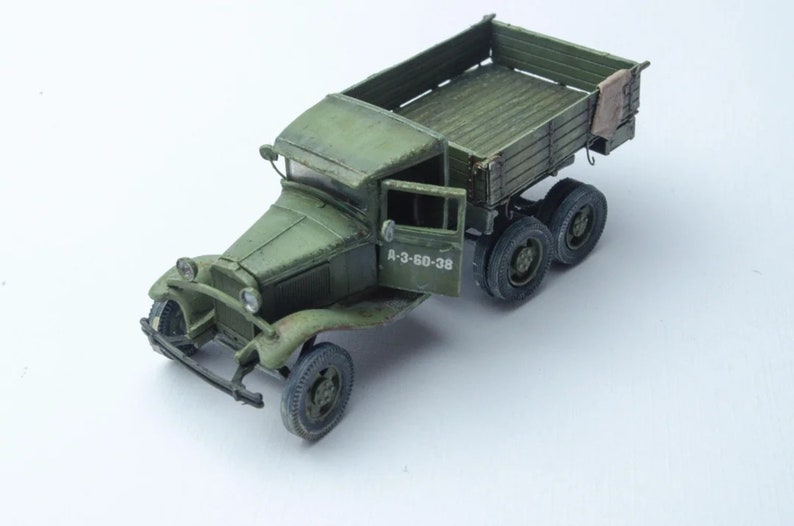 Papercraft Kit Truck Gaz-aaa 3d Paper Model Crafting Kit PDF Plans to ...