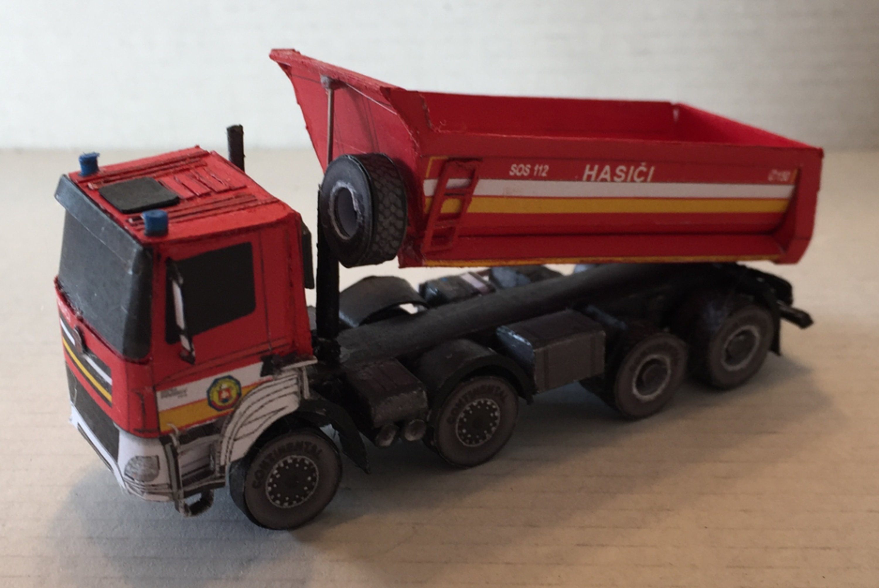 Papercraft Kit Dump Truck 3d Paper Model Crafting Kit PDF Plans to ...