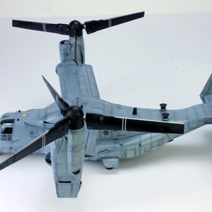 Papercraft Kit V-22 Osprey Tiltrotor Helicopter 3d Paper Model Crafting ...