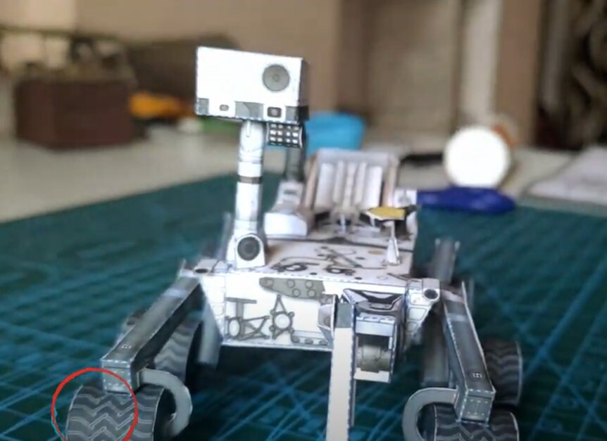 Papercraft Kit Curiosity Rover 3d Paper Model Crafting Kit PDF Plans to ...
