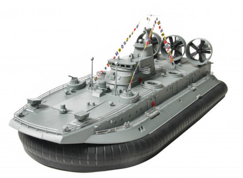 Papercraft Kit Hovercraft 3d Paper Model Crafting Kit PDF Plans to ...