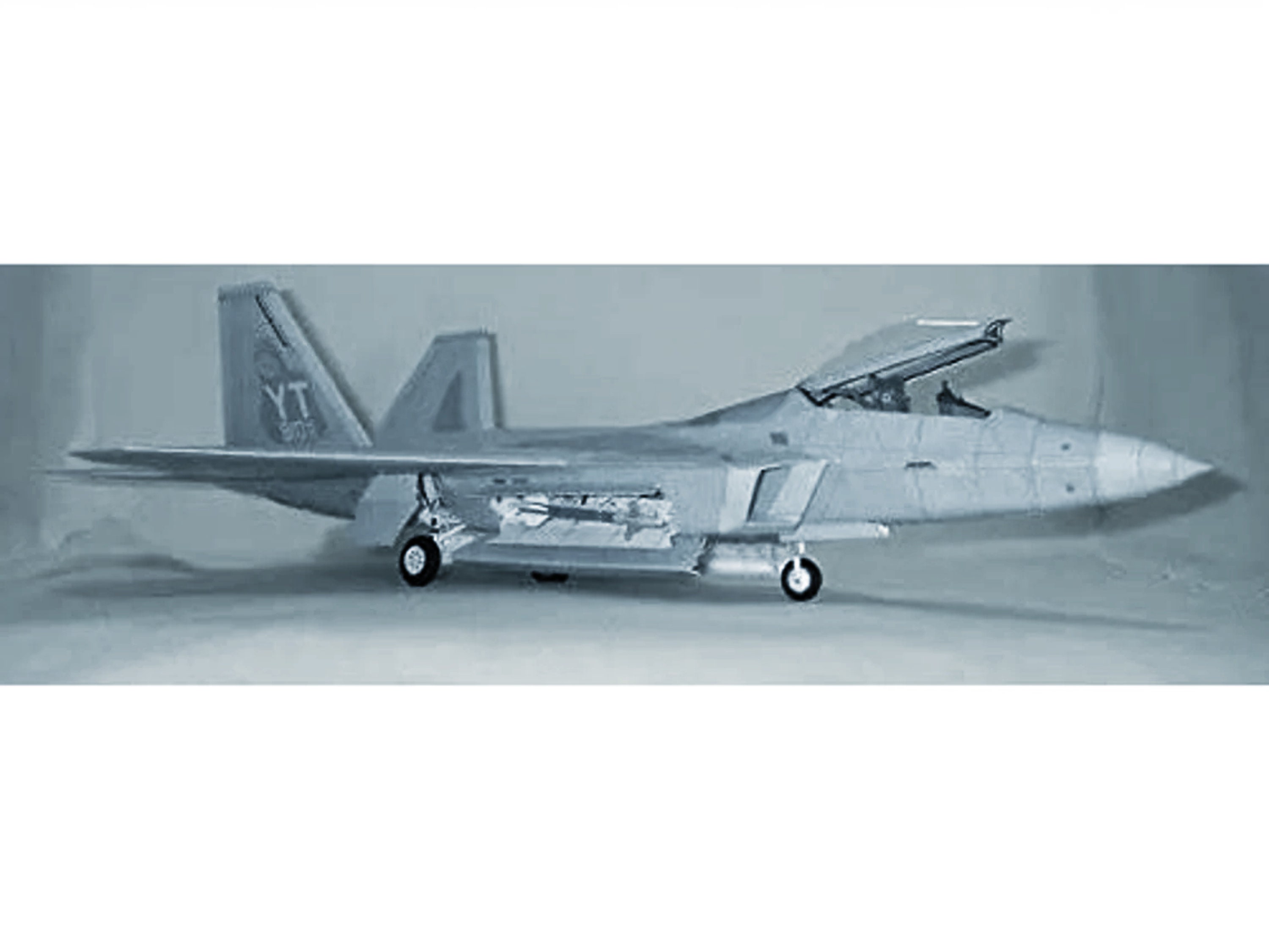 Papercraft Kit F-22 Raptor Airplane 3d Paper Model Crafting Kit PDF ...