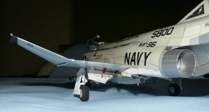 Papercraft Kit F-4 Phantom Plane 3d Paper Model Crafting Kit PDF Plans ...