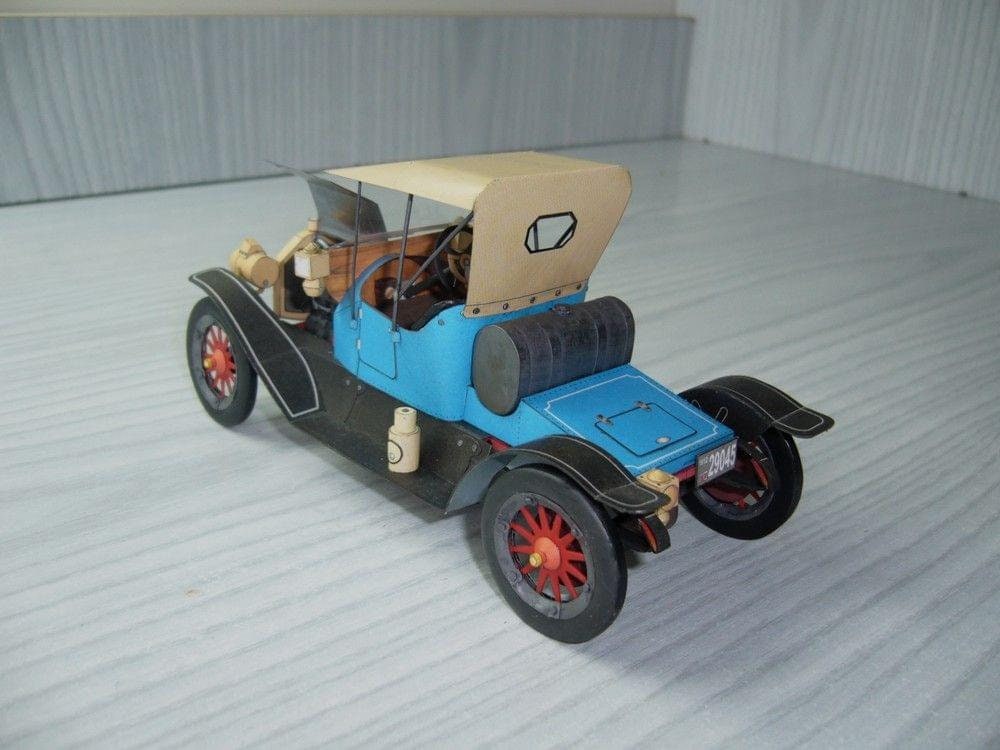 Papercraft Kit Roadster Car 3d Paper Model Crafting Kit PDF Plans to ...