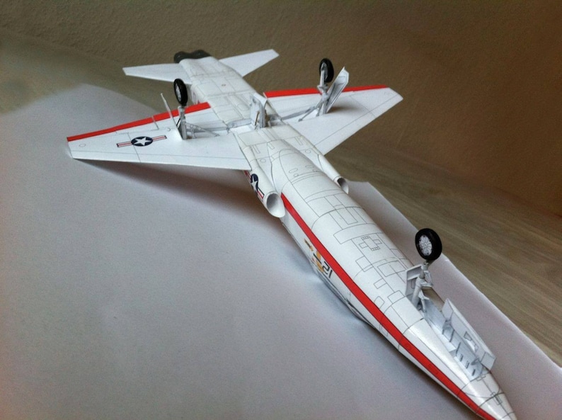 Papercraft Kit T-38 Talon Airplane 3d Paper Model Crafting Kit PDF ...