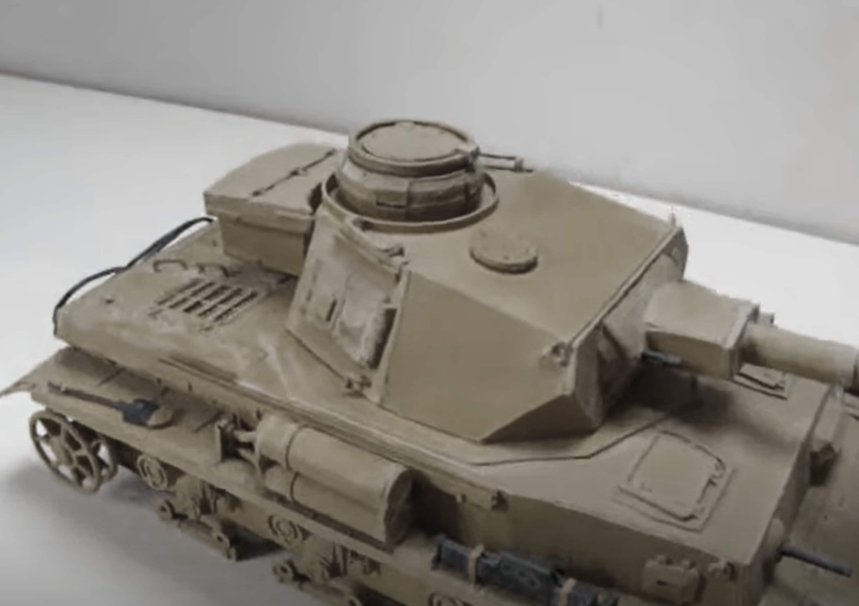 Papercraft Kit Panzer IV Tank 3d Paper Model Crafting Kit PDF Plans to ...