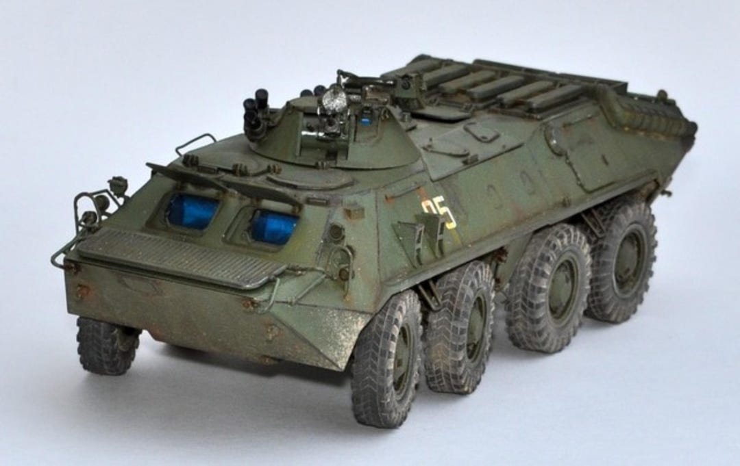 Papercraft Kit BTR-70 Armored Personnel Carrier 3d Paper Model Kit PDF ...