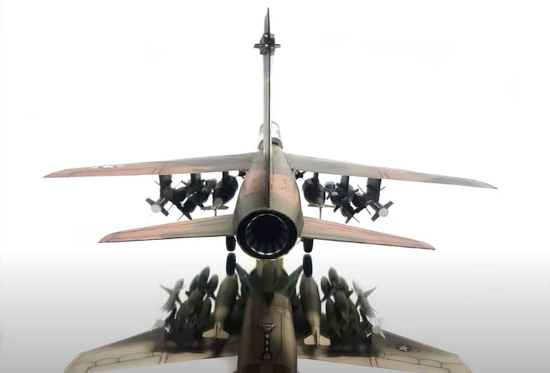 Papercraft Kit Corsair II Airplane 3d Paper Model Crafting Kit PDF ...