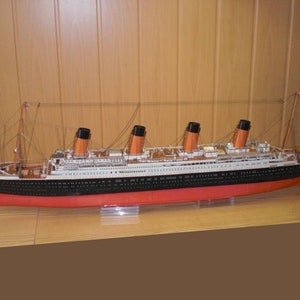 Papercraft Kit Titanic Ship 3d Paper Model Crafting Kit PDF Plans to ...