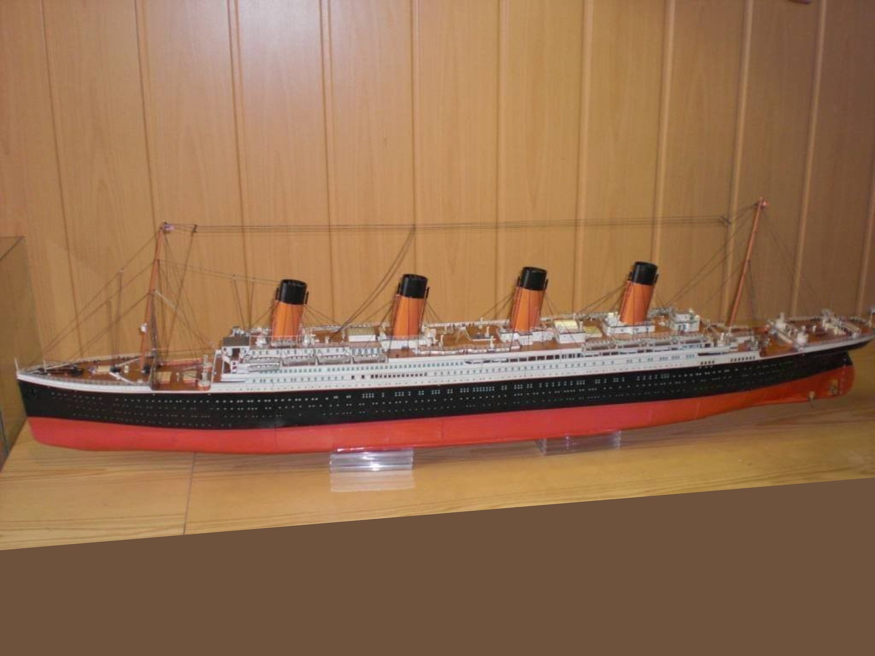 Papercraft Kit Titanic Ship 3d Paper Model Crafting Kit PDF Plans to ...