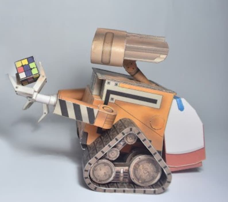 Kit de manualidades de modelos de papel 3d PaperCraft Wall-e, planos en ...