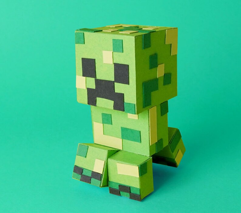 Papercraft Poison Creeper 3d Paper Model Crafting Kit PDF Plans to ...
