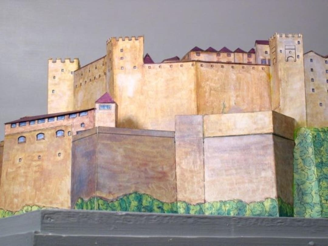 Papercraft Kit Hohensalzburg Fortress 3d Paper Model Crafting Kit PDF ...