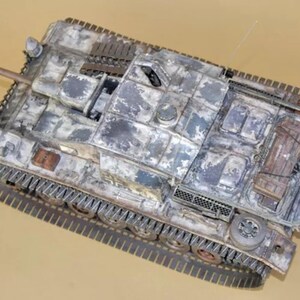 Papercraft Kit Sturmgeschütz III Stug III Tank 3d Paper Model Crafting ...