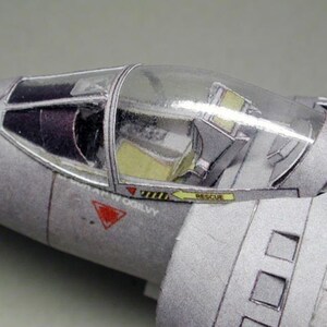 Papercraft Kit Harrier Jet 3d Paper Model Crafting Kit PDF Plans to ...
