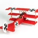 Papercraft Kit Red Baron Plane 3d Paper Model Crafting Kit PDF Plans to ...