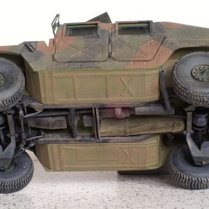 Papercraft Kit HMMWV Humvee Car 3d Paper Model Crafting Kit PDF Plans ...