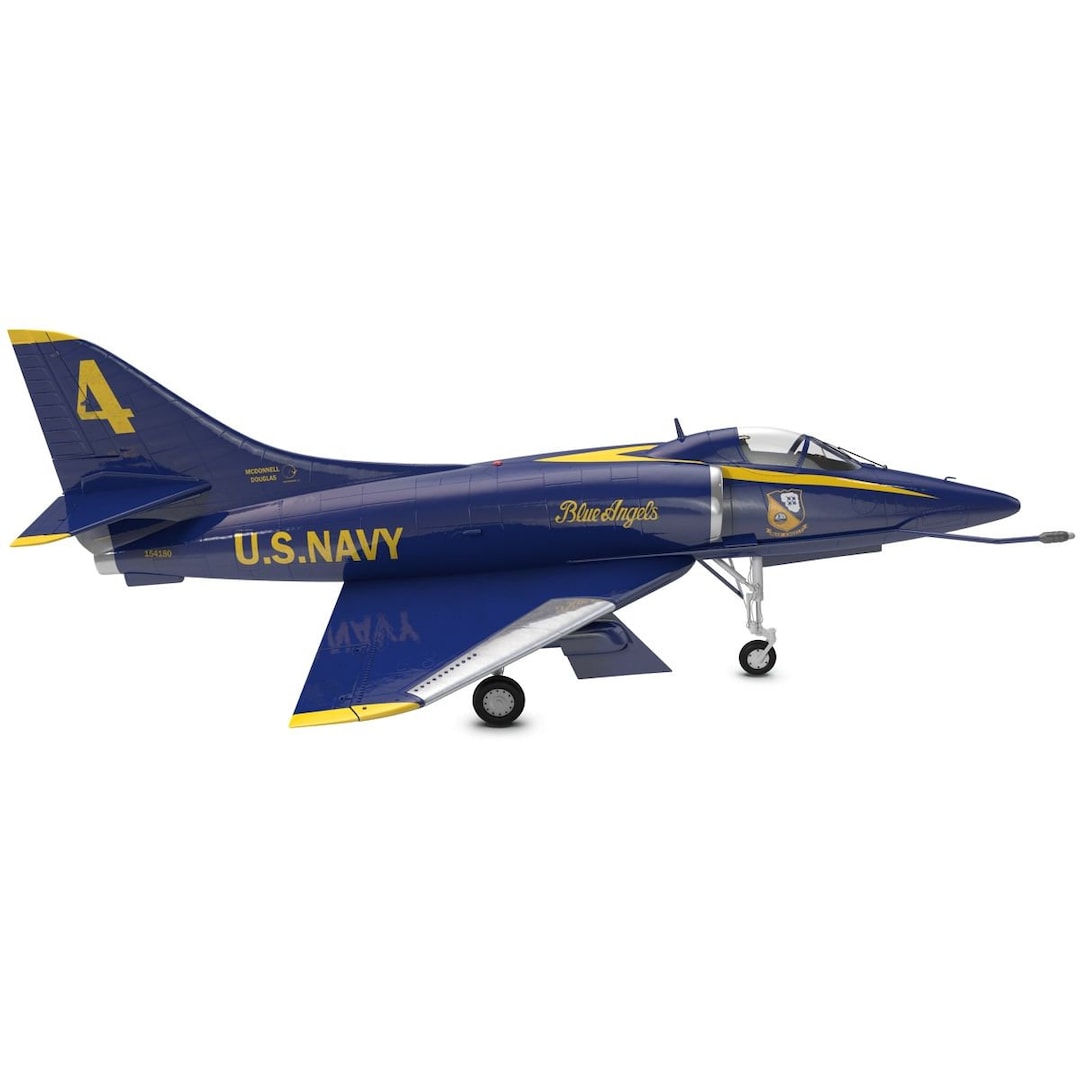 Blue Angels Boeing F/A-18 Hornet 3d Paper Model Kit. PDF File With ...