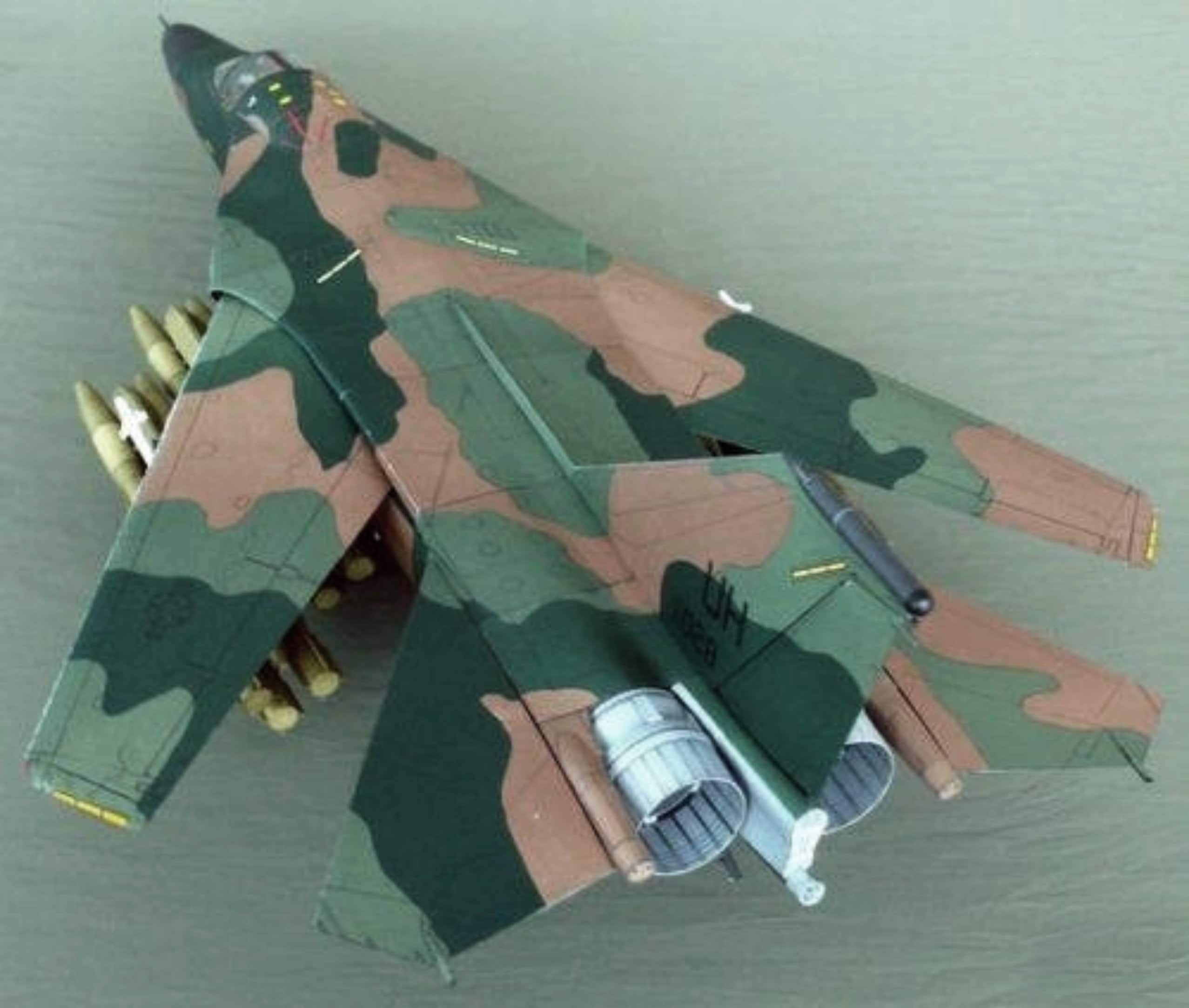 Papercraft Kit F-111 Aardvark Airplane 3d Paper Model Crafting Kit PDF ...