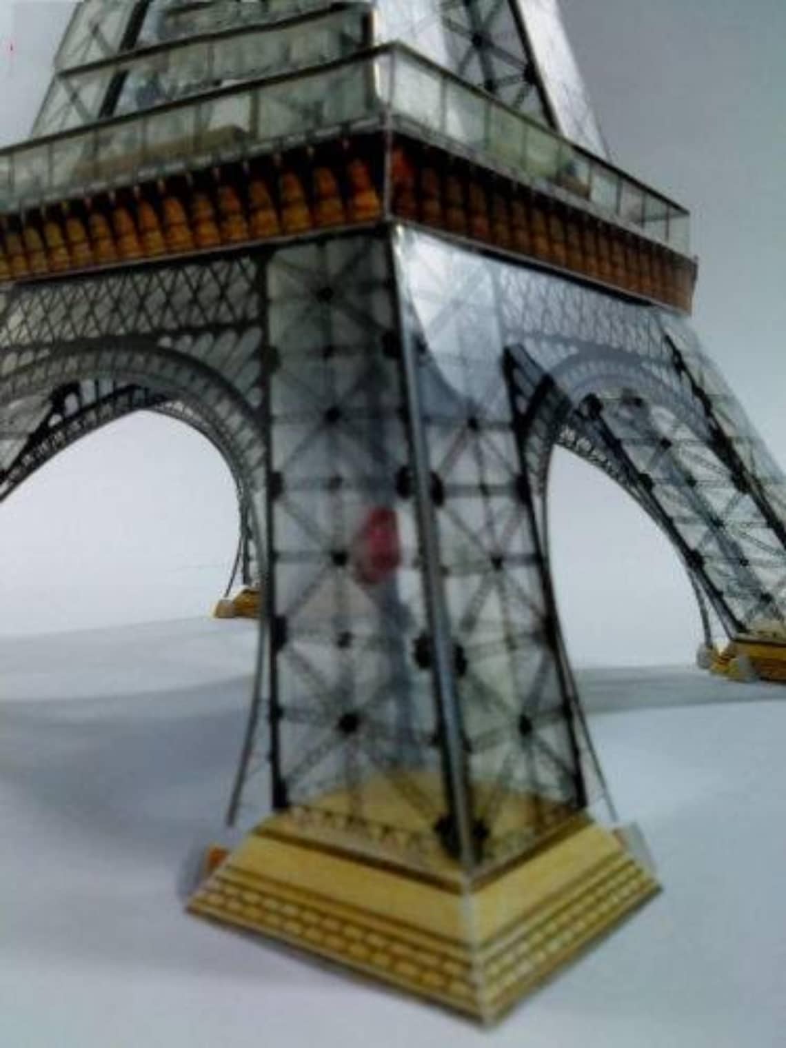 Kit PaperCraft Torre Eiffel París Francia Modelo de papel 3D ...