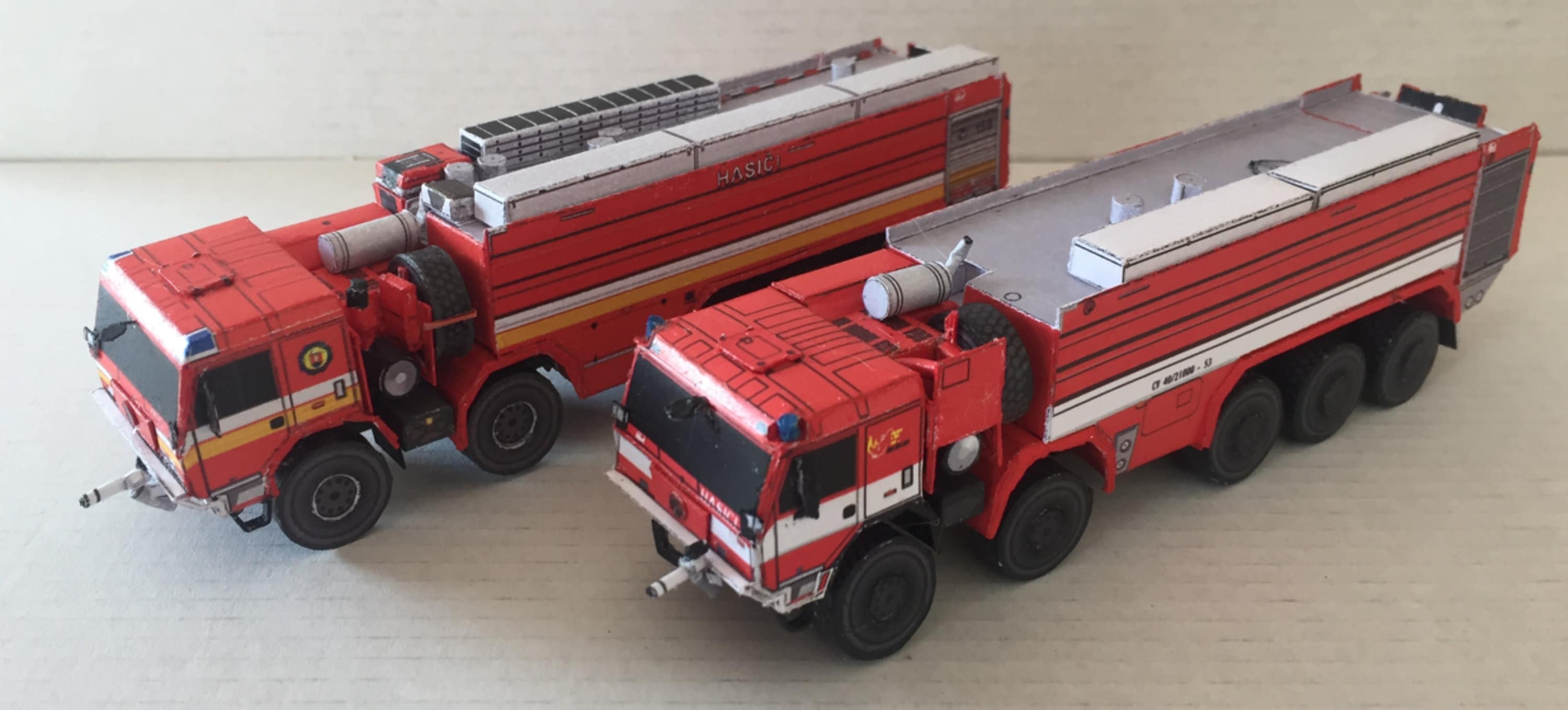 Papercraft Kit Fire Truck 3d Paper Model Crafting Kit PDF Plans to ...