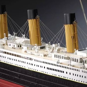 Papercraft Kit Titanic Ship 3d Paper Model Crafting Kit PDF Plans to ...