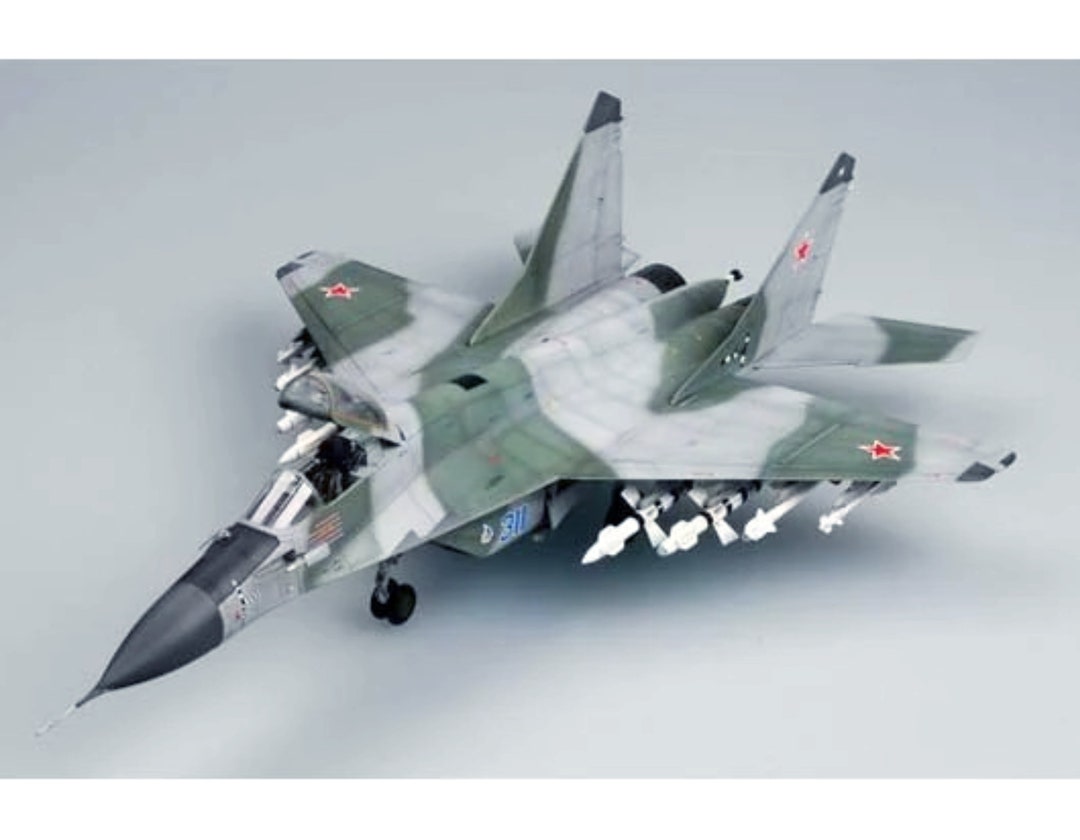 Papercraft Kit Mig-29 UB Fulcrum Airplane 3d Paper Model Crafting Kit ...