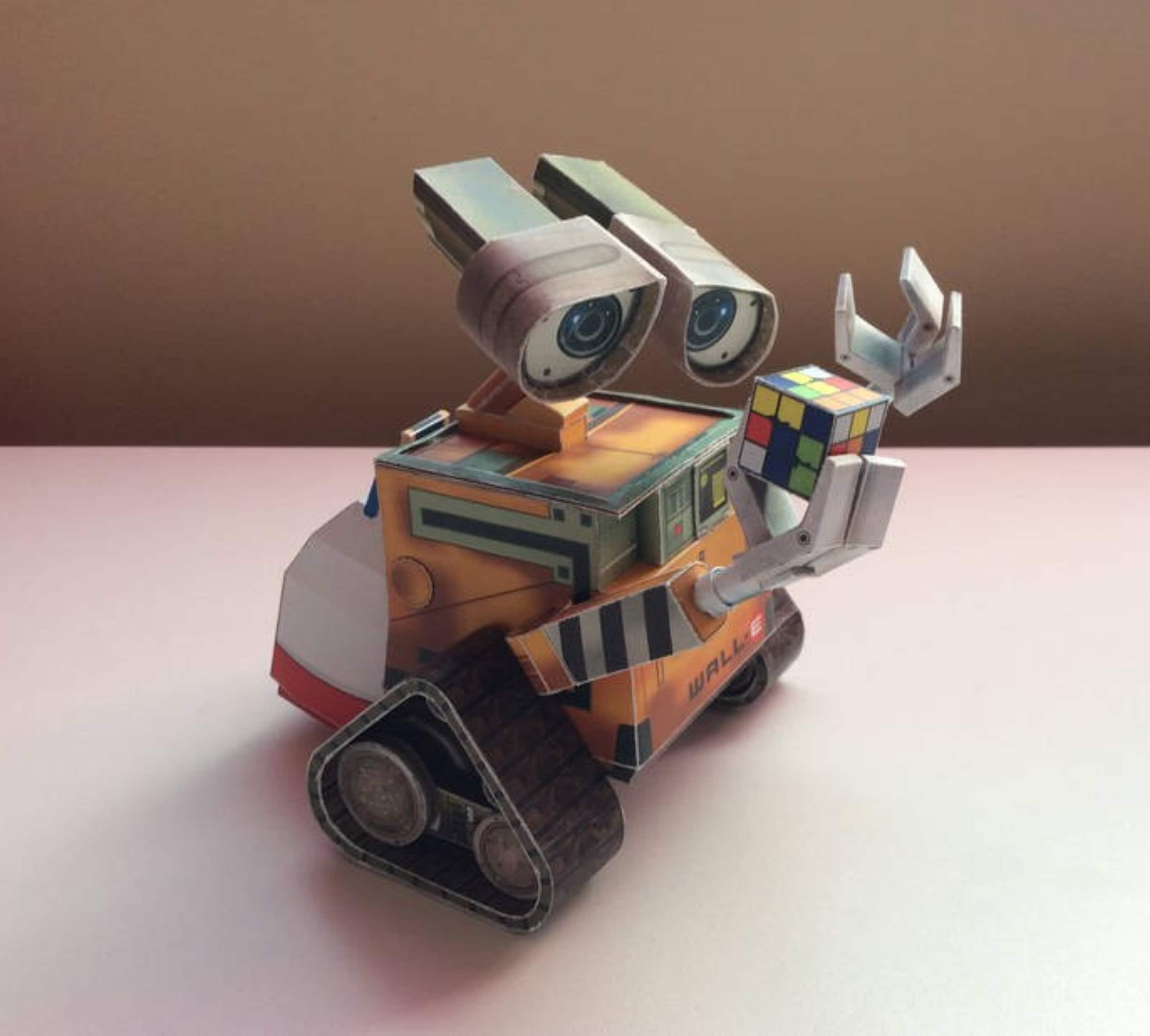 Papercraft Wall-e 3d Paper Model Crafting Kit PDF Plans to Print Cut ...