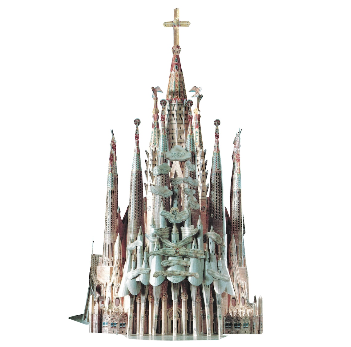 Papercraft Kit Sagrada Família Gaudi 3d Paper Model Crafting PDF Plans ...