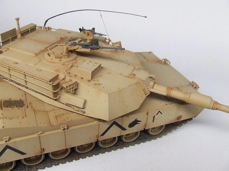 Papercraft Kit M1A1 Abrams Tank 3d Paper Model Crafting Kit PDF Plans ...