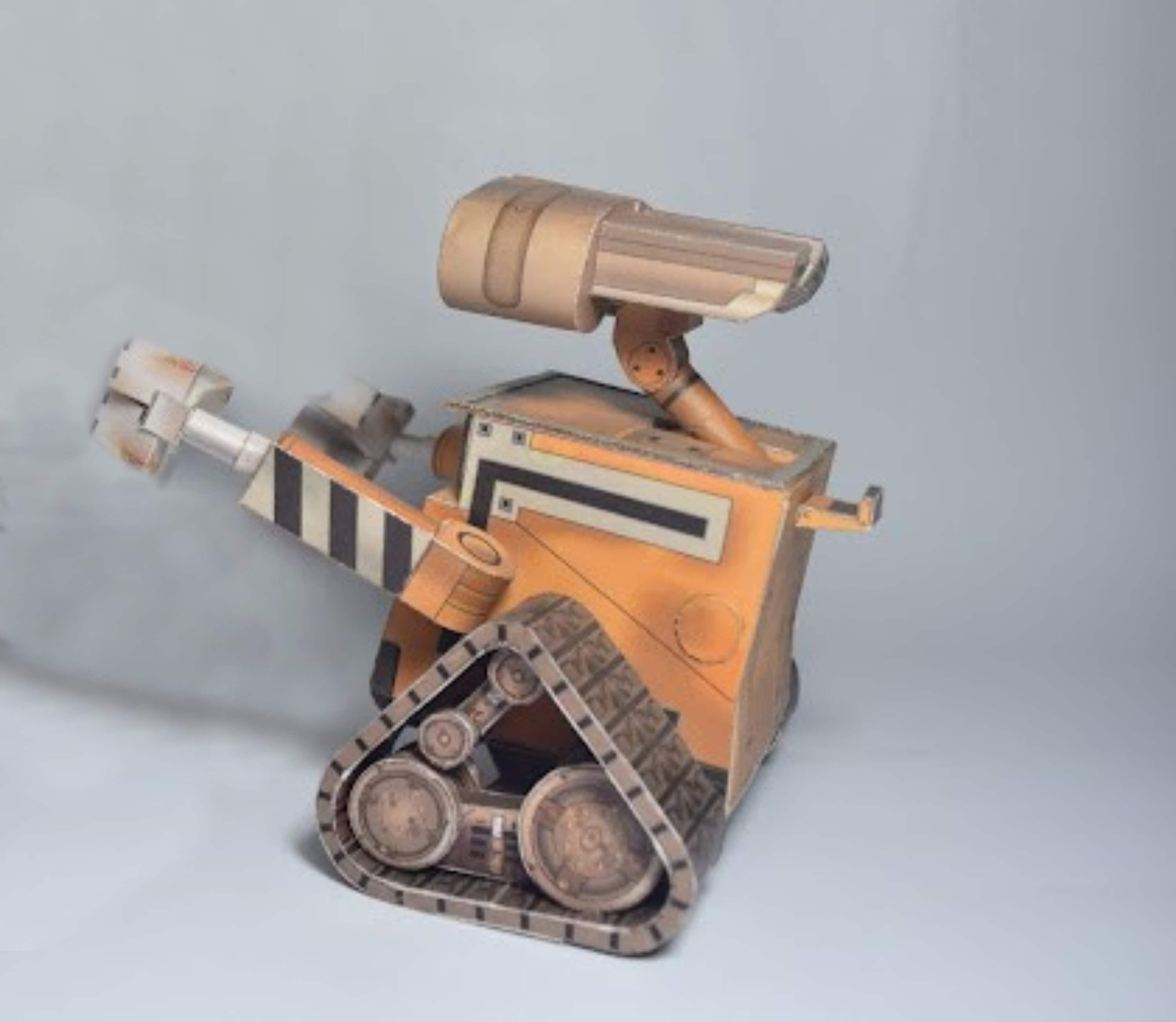Papercraft Wall-e 3d Paper Model Crafting Kit PDF Plans to Print Cut & Glue DIY Paper Craft ...