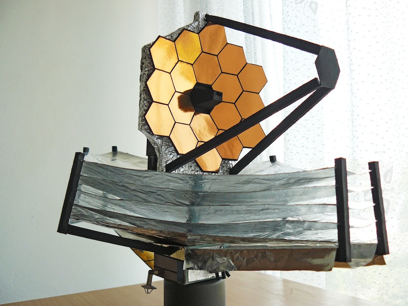 Papercraft Kit James Webb Space Telescope 3d Paper Model Crafting Kit ...