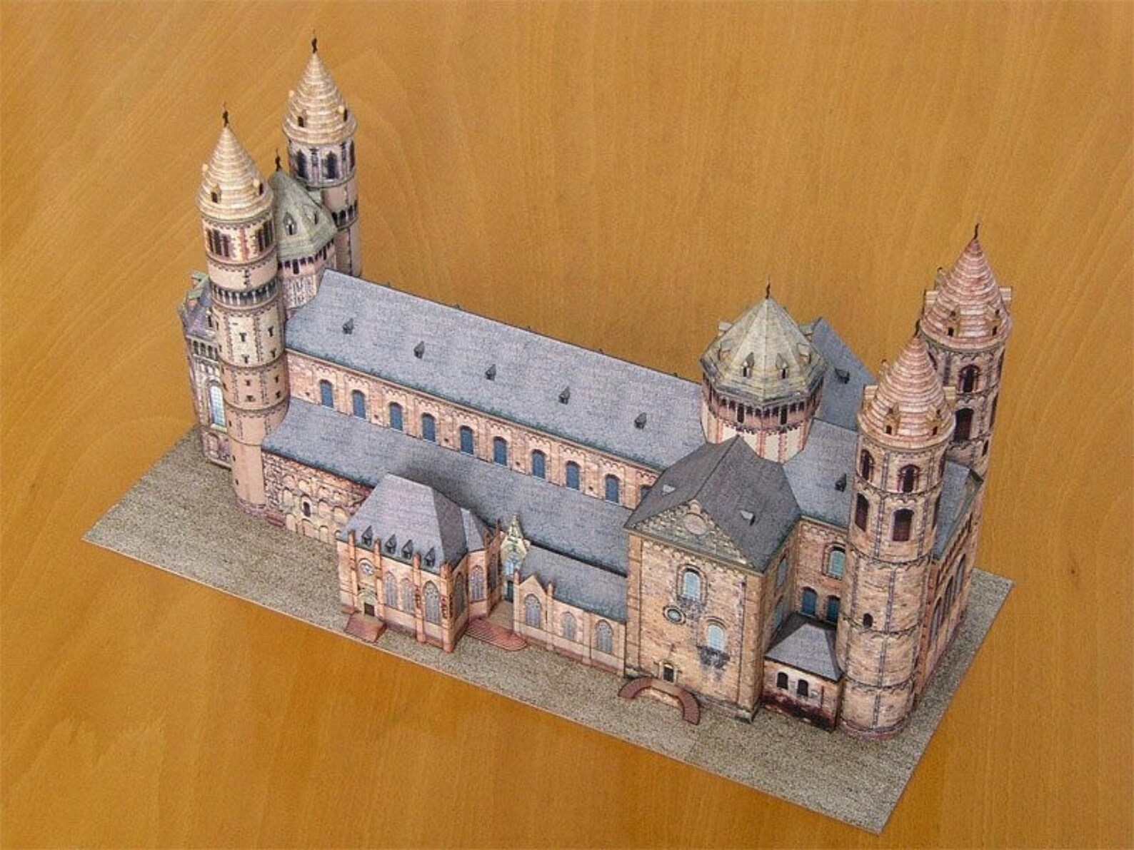 Papercraft Kit Worms Cathedral 3d Paper Model Crafting Kit PDF Plans to ...