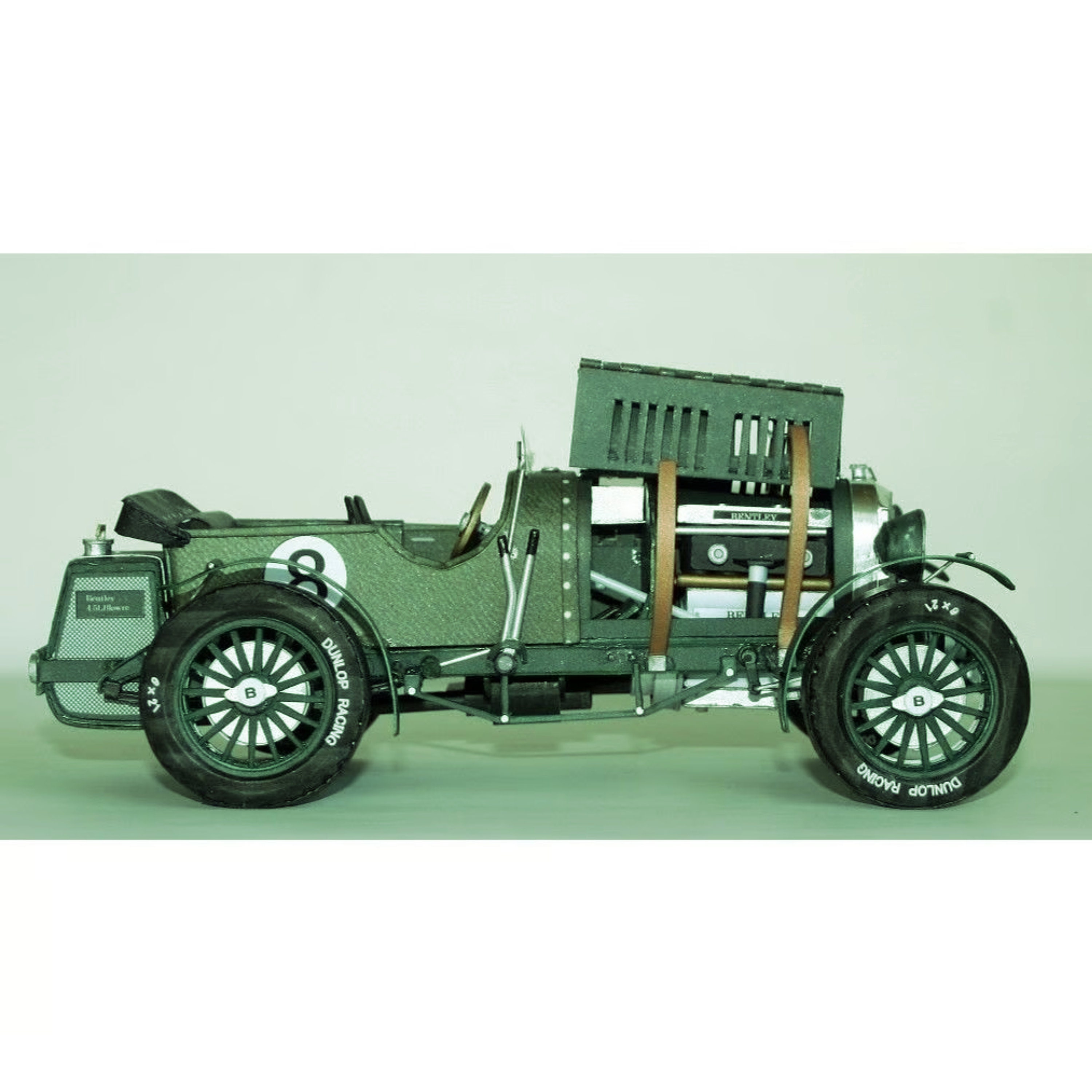 Papercraft Kit 1930 Bentley Le Mans Car 3d Paper Model Crafting Kit PDF ...