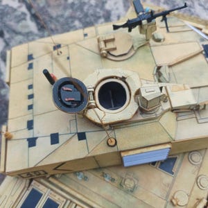 Papercraft Kit Challenger 2 Tank 3d Paper Model Crafting Kit PDF Plans ...