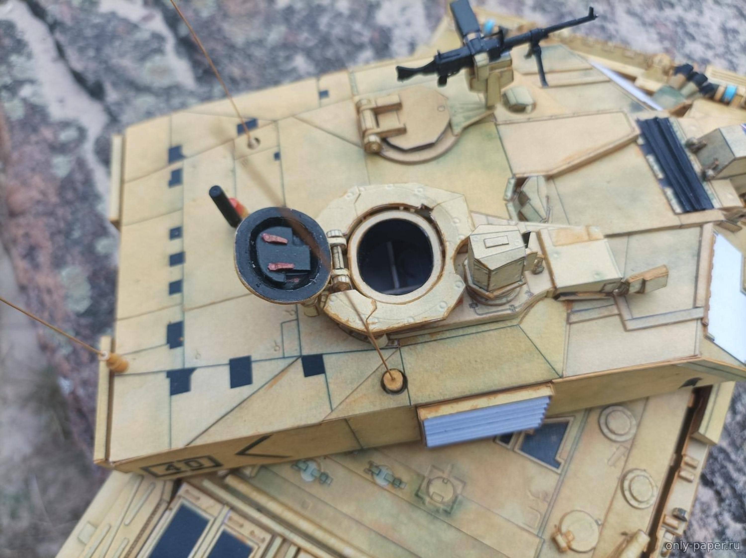Papercraft Kit Challenger 2 Tank 3d Paper Model Crafting Kit PDF Plans ...