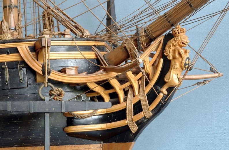 Papercraft Kit Belle Poule Frigate Ship 3d Paper Model Crafting PDF ...