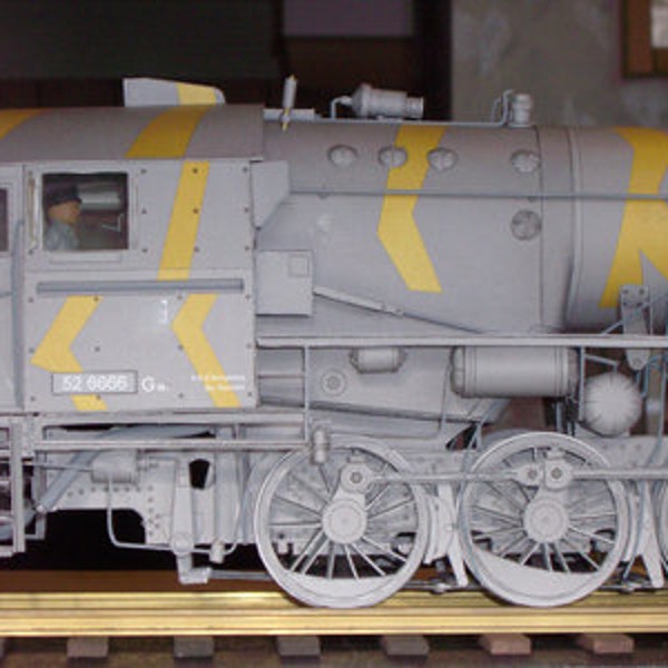 Papercraft Kit Locomotive 3d Paper Model Crafting Kit Pdf Plans - Etsy UK