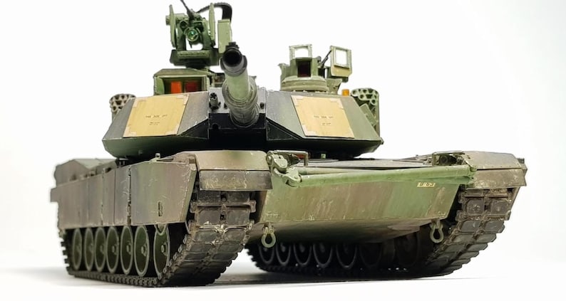 Papercraft Kit M1A2 Abrams Tank 3d Paper Model Crafting Kit PDF Plans ...