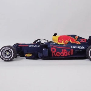 Papercraft Kit F1 Redbull Race Car 3d Paper Model Crafting Kit PDF ...