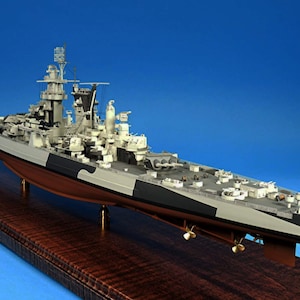 Papercraft Kit USS Alaska Cruiser 3d Paper Model Crafting Kit PDF Plans ...