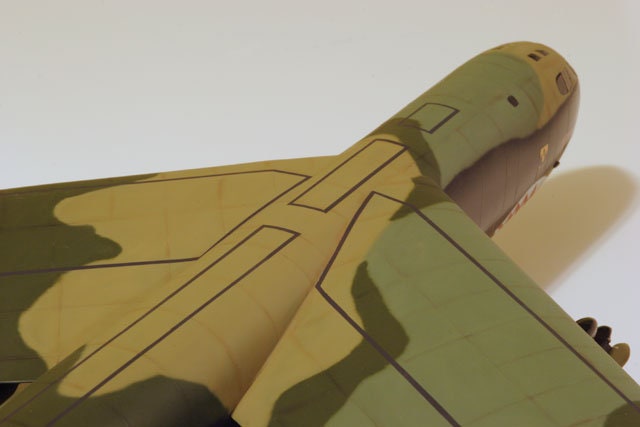 Papercraft Kit B-52 Stratofortress Airplane 3d Paper Model Crafting Kit ...