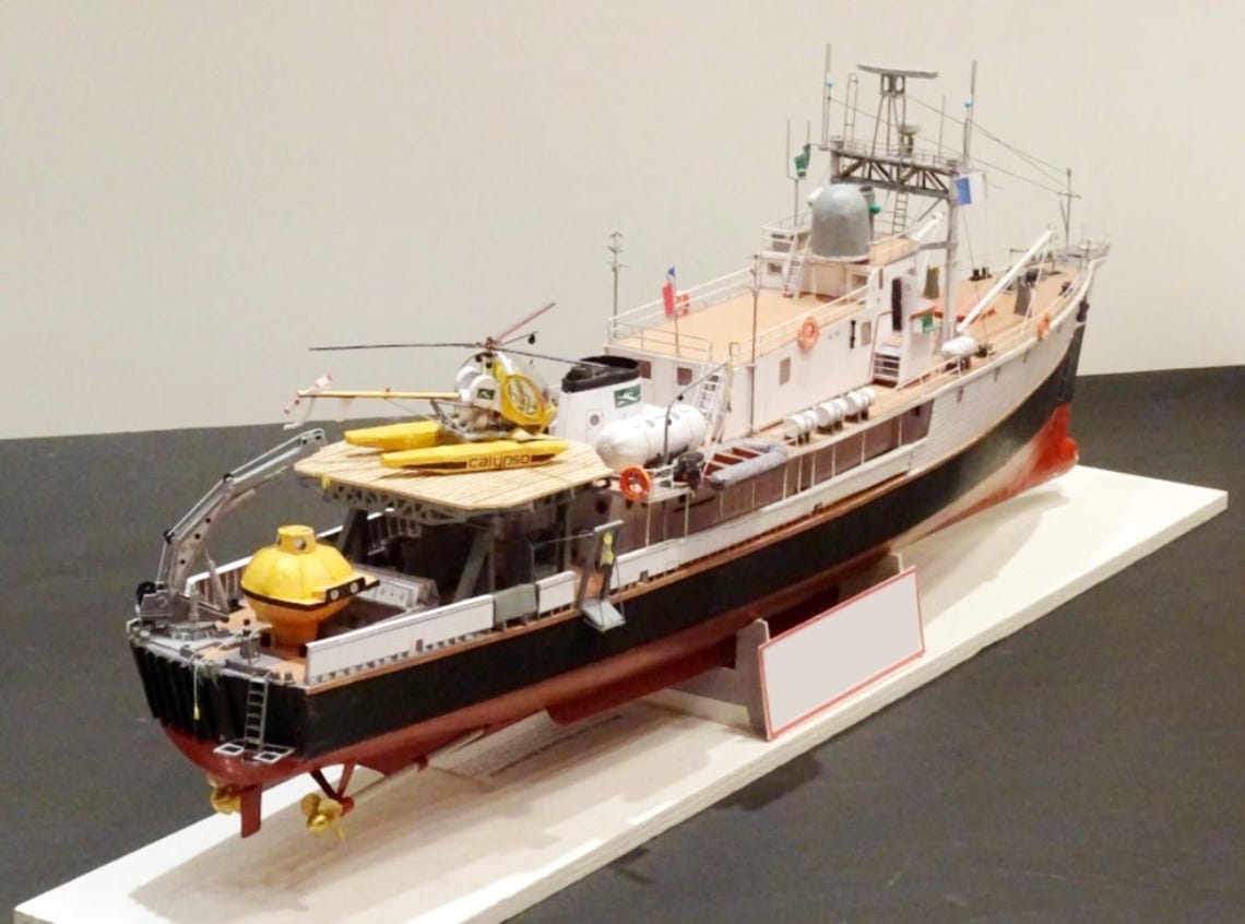 Papercraft Kit Calypso British Royal Navy Research Vessel 3d Paper ...