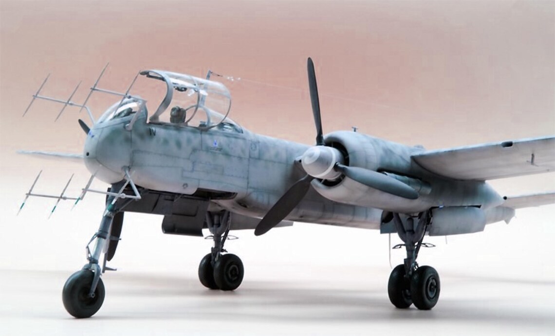 Papercraft Kit Heinkel He 219 Uhu Eagle-owl Airplane 3d Paper Model ...