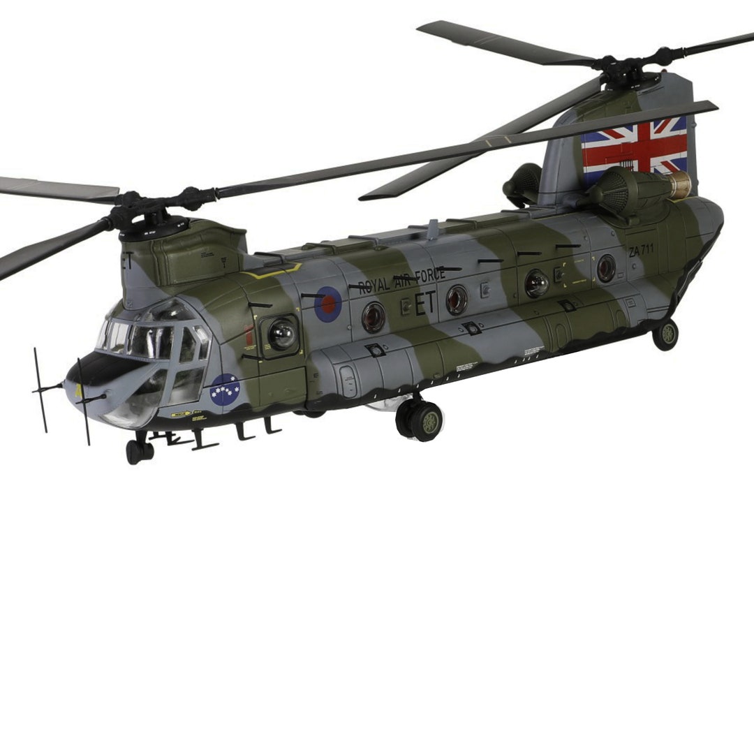 Papercraft Kit Chinook Helicopter 3d Paper Model Crafting Kit PDF Plans ...
